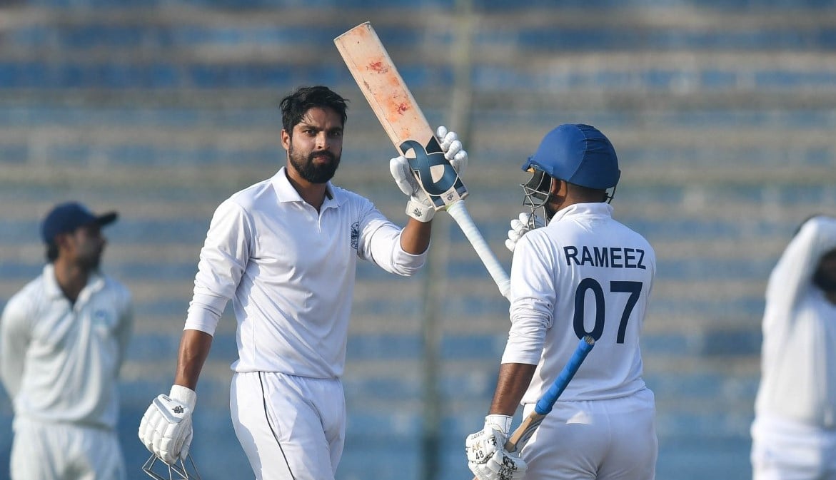 Mohammad Suleman, Umar Amin score centuries; Salman Ali Agha and Shoaib ...