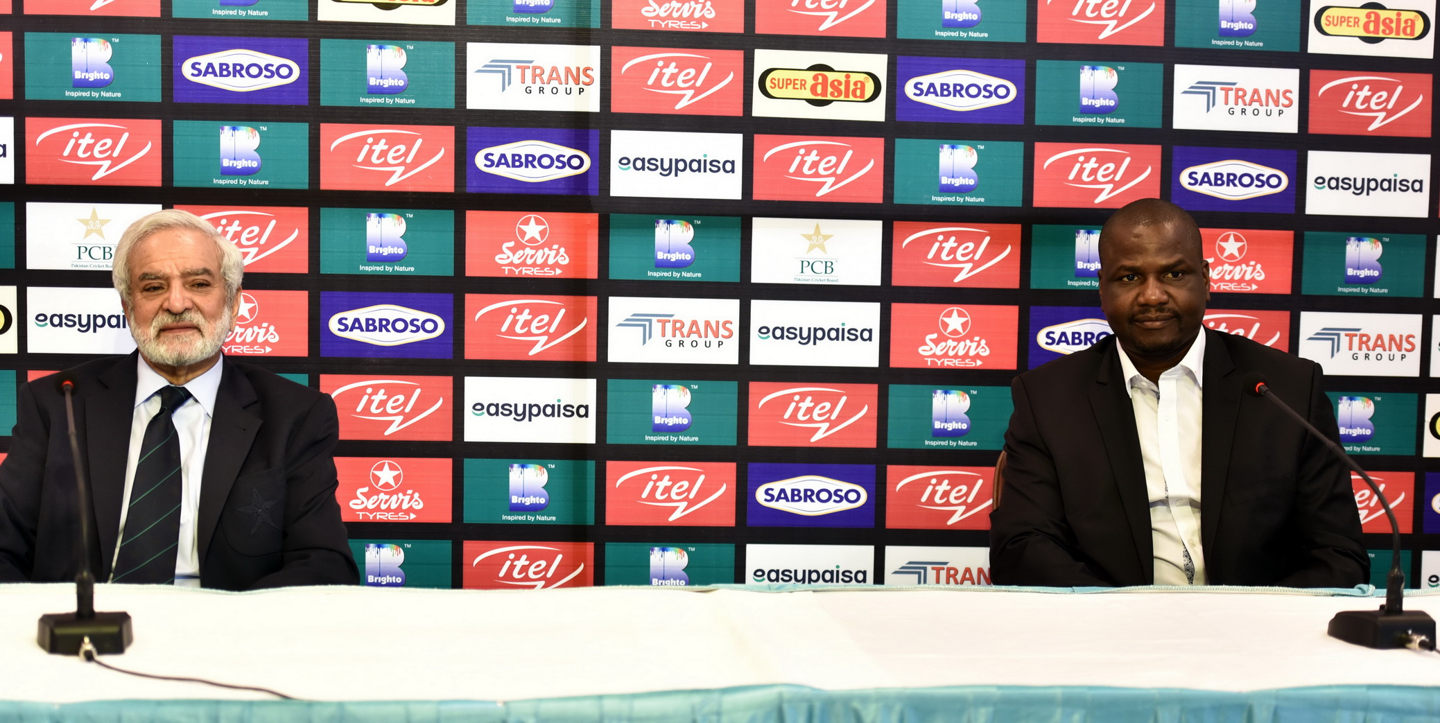 PCB Chairman and Zimbabwe Cricket Chairman interact with media | Press ...