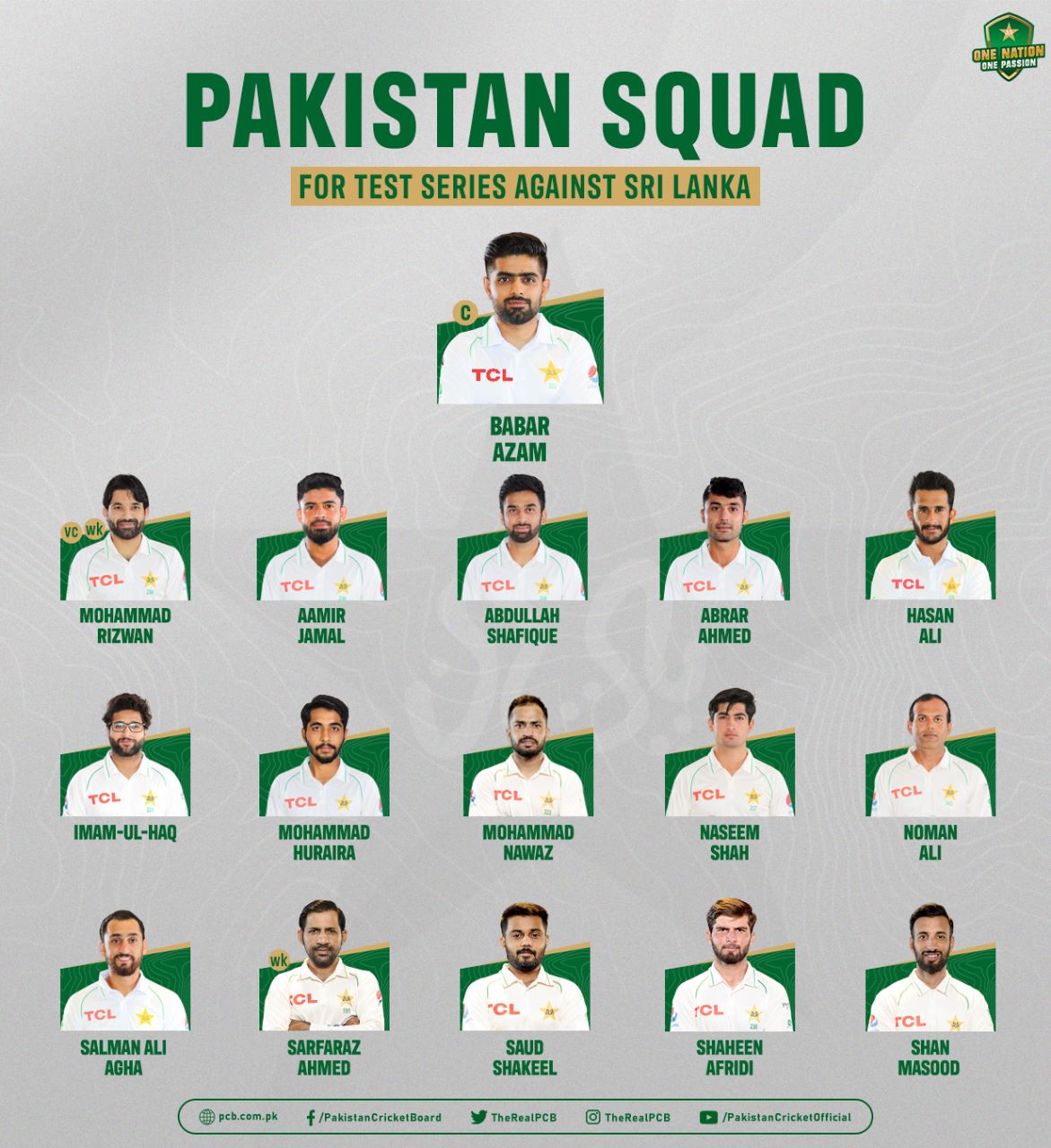 Shaheen Afridi Returns To Test Side For Sri Lanka Tour Press Release