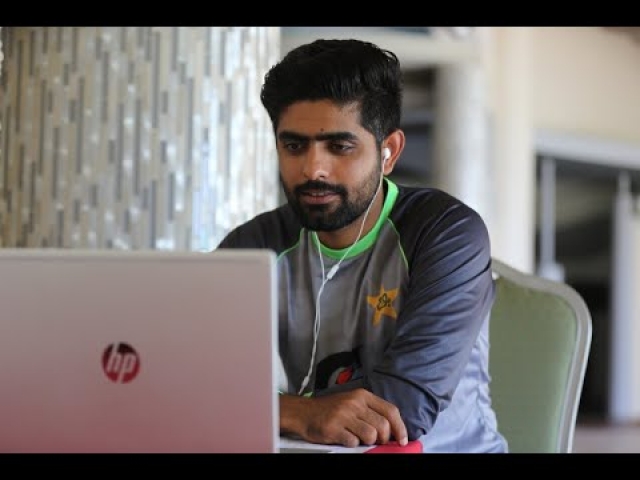 Babar interacts with media ahead of T20I series | Press Release | PCB