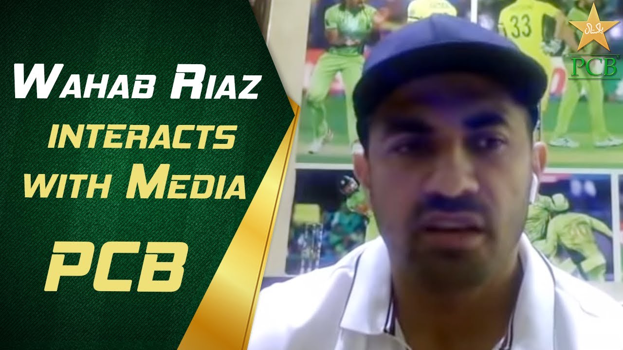 Wahab Riaz Interacts With Media Press Release Pcb