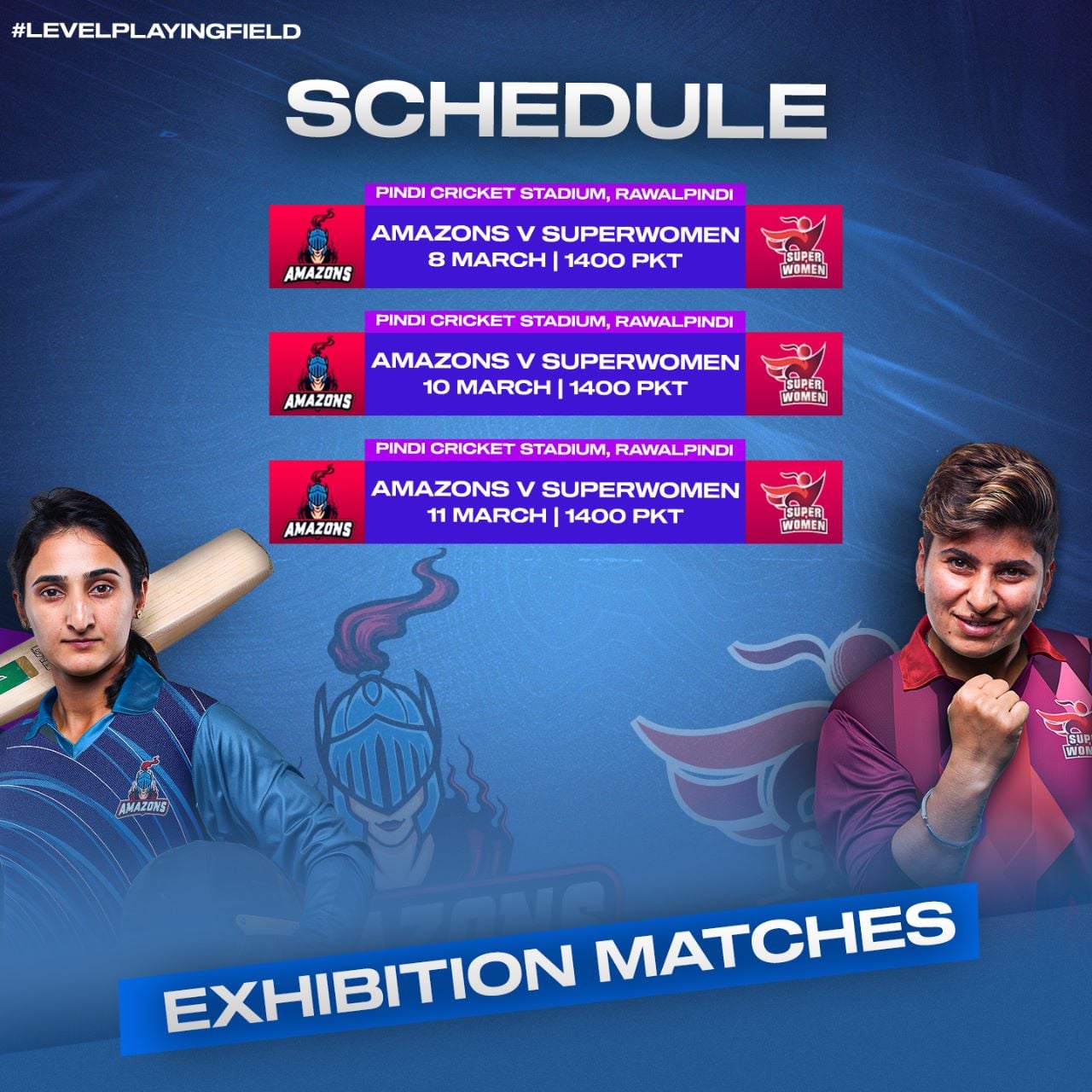 PCB releases Women's League exhibition matches details | Press Release ...