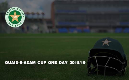 ROUND TWO OF QUAID-E-AZAM CUP ONE DAY 2018-19 | Press Release | PCB