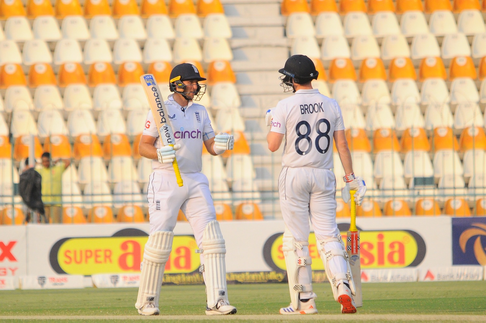 Harry Brook and Joe Root score unbeaten centuries as England fight back in Multan | Press ...